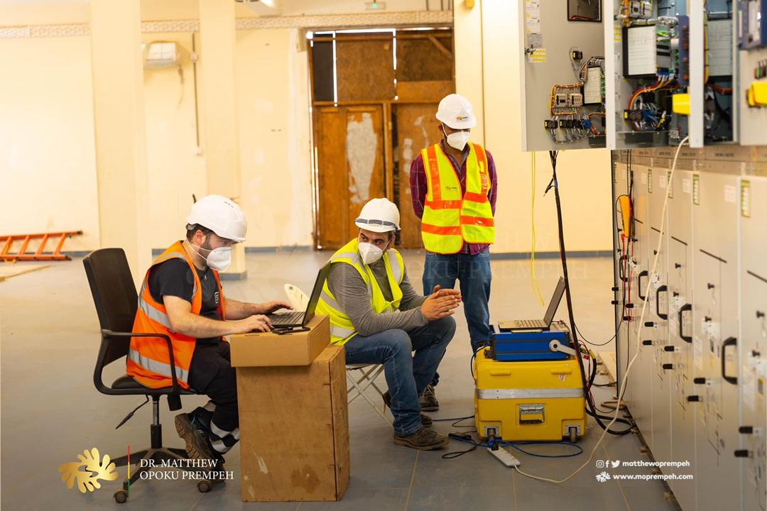 Inspection of work at the Pokuase Bulk Supply Point (BSP) | Ministry of ...